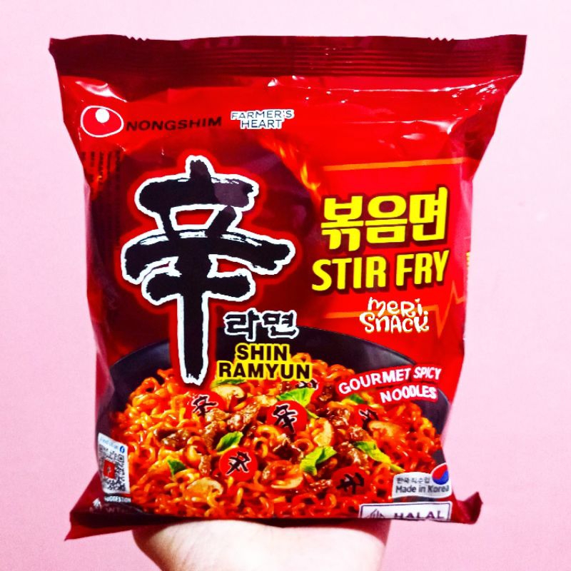 Jual Nong Shim Instant Noodle Shin Ramyun Stir Fry 131gr / Nongshim ...
