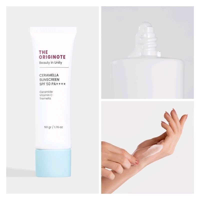 Jual The Originote Ceramella Sunscreen SPF50 PA++++ Serum Sunscreen ...