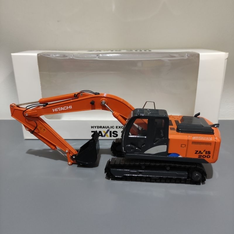 Jual miniatur excavator DIECAST Hitachi ZAXIS 200 skala 1:43 | Shopee ...