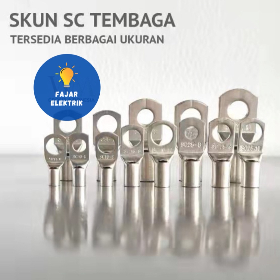 Jual KABEL SKUN SC 6-5 10-8 16-8 25-10 50-12 70-12 MM | Shopee Indonesia