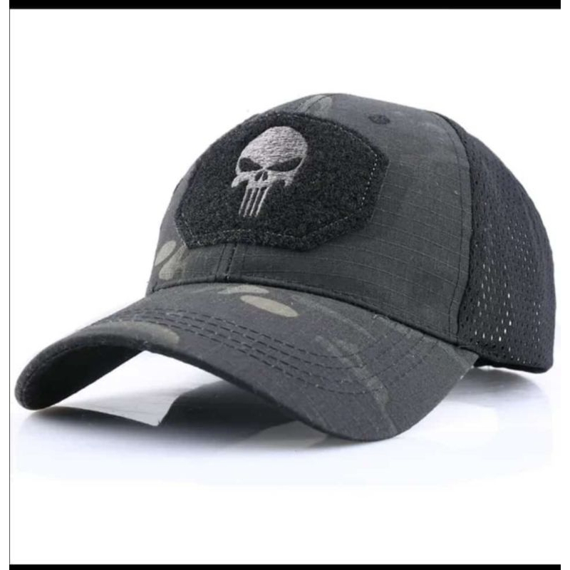 Jual TOPI OUTDOOR SKULL EMERSON VELCRO TACTICAL ARMY ORIGINAL IMPORT ...