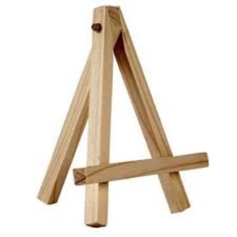 Jual Mini easel tripod kayu kecil stand foto stand handphone stand menu ...