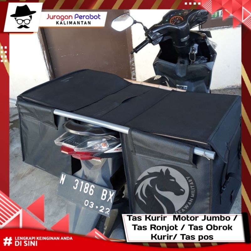 Jual Tas Kurir Motor Jumbo / Tas Ronjot Obrok Kurir Jumbo / Tas Pos ...