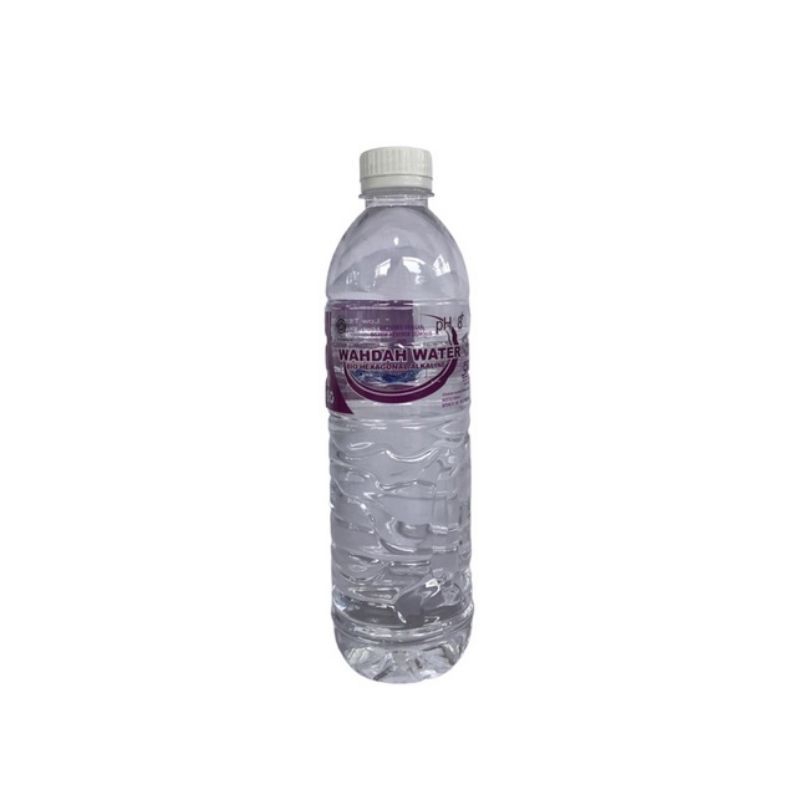 Jual Air Mineral Air Minum Botol Wahdah Water pH 8+ Botol 600 Ml ...