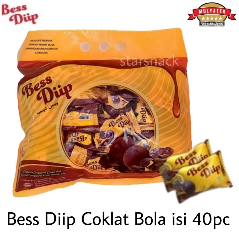 Jual Bess Diip Coklat Bola isi 40pc | Shopee Indonesia