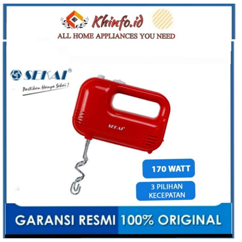 Jual HAND MIXER SEKAI MX 680/MIXER SEKAI MX680/SEKAI MX680/SEKAI 100% ...