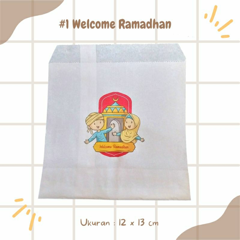 Jual (BISA CUSTOM) AMPLOP PACKAGING OLSHOP EDISI RAMADHAN DAN LEBARAN HARI RAYA 12x13 AESTHETIC ...