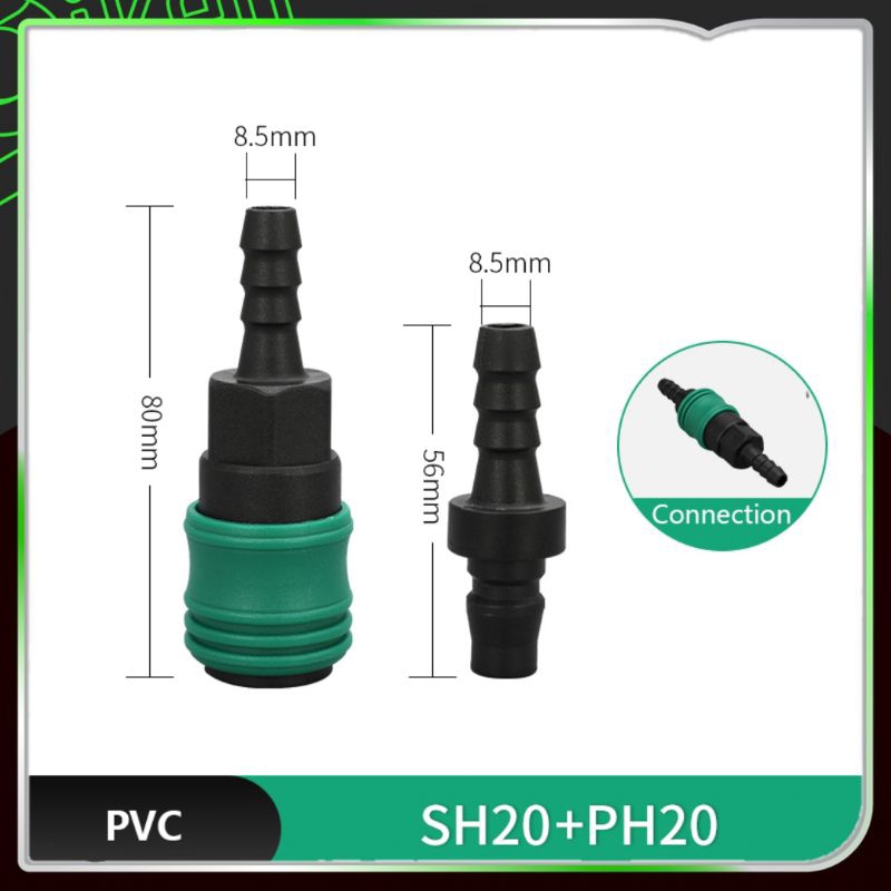 Jual Quick coupler PVC SAMBUNGAN SELANG ANGIN Spray Gun Kompresor ...