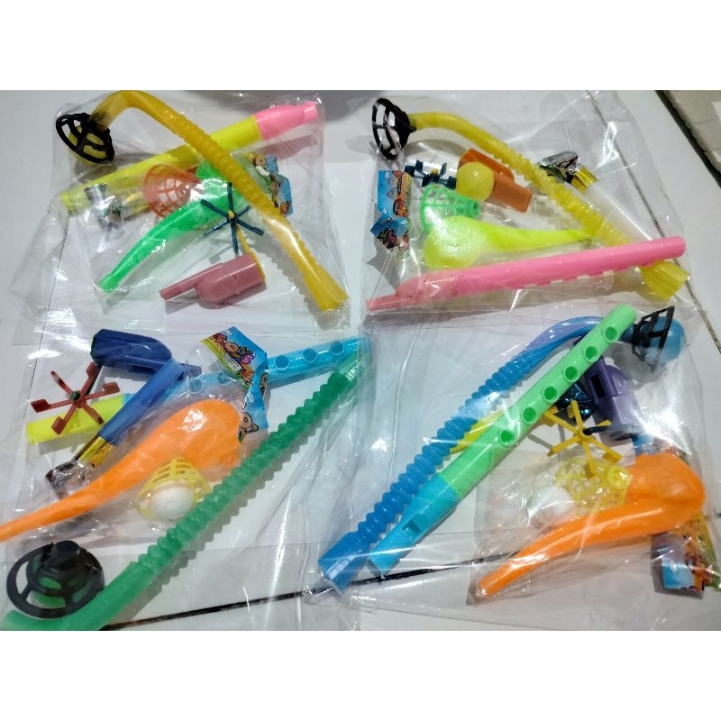 Jual peluit set isi 5pcs /10pcs / bola tiup /tiup bola / peluit terapi ...