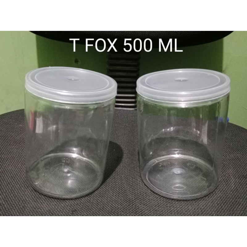 Jual Toples Fox 500 ml //Toples jar 500 ml//T02 | Shopee Indonesia