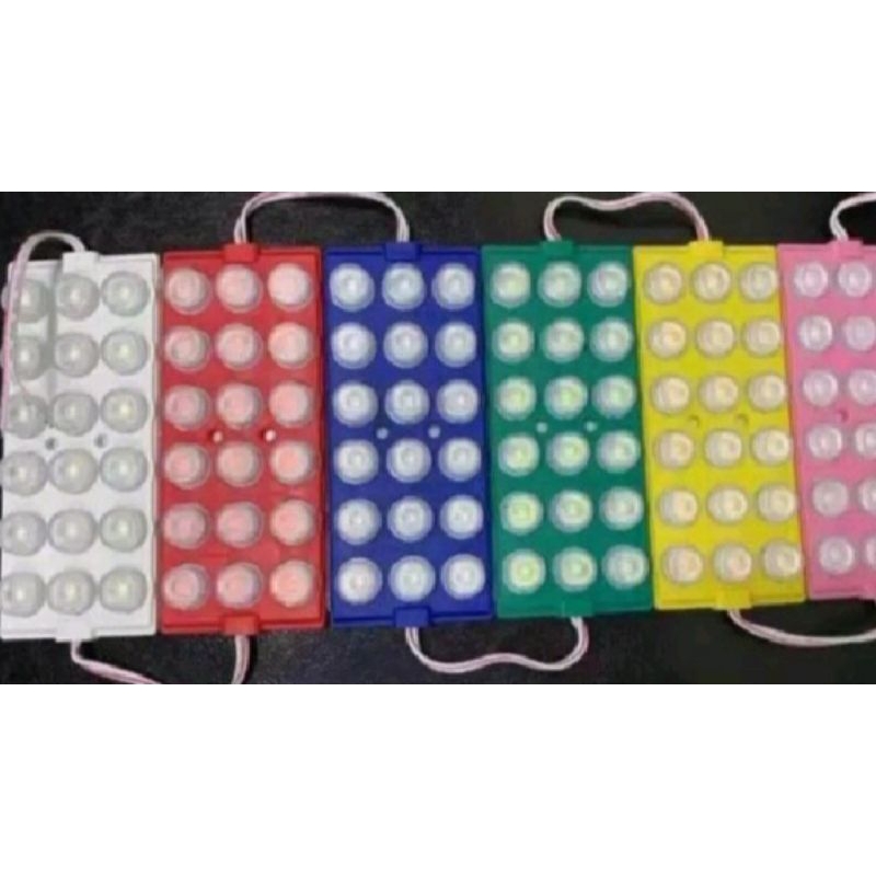 Jual Lampu led modul 18 mata super terang 18watt 12/24 volt | Shopee ...