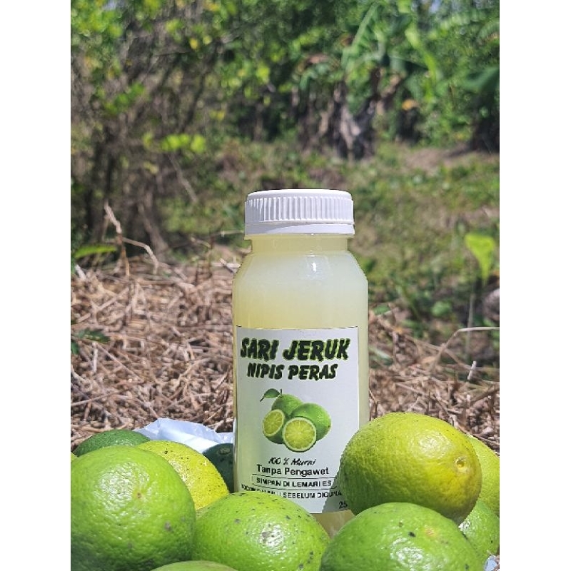 Jual Sari Jeruk Nipis Peras Segar 100% Murni 250 Ml | Shopee Indonesia