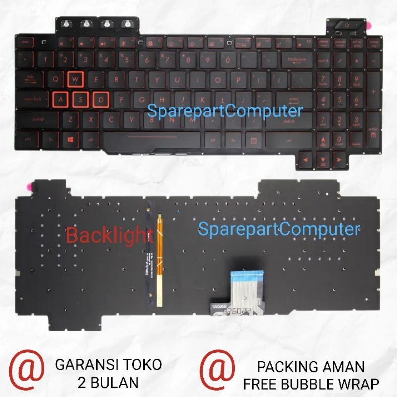 Jual Keyboard ASUS ROG TUF FX504 FX504D FX505 FX505G FX505DT FX505GD FX705 FX705DT FX705GD G504 ...