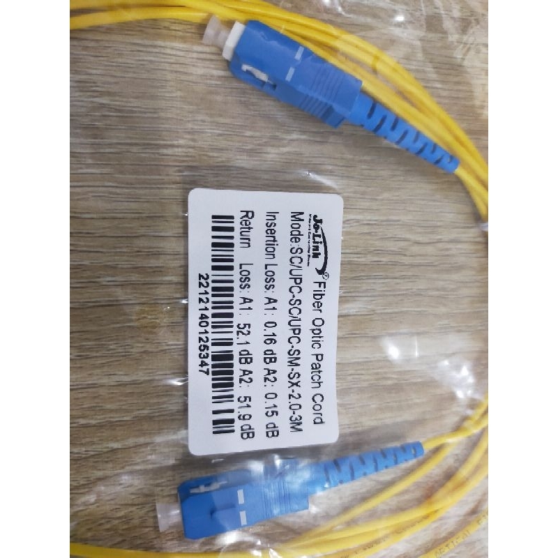 Jual Fiber Optic PatchCord 2mm Panjang 3m | Shopee Indonesia