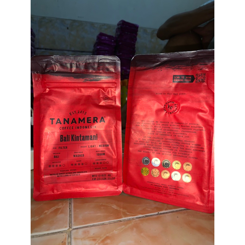 Jual TANAMERA COFFEE INDONESIA kopi Bali Kintamani ORIGINAL 250 gram ...