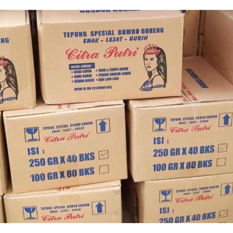 Jual Tepung Serbaguna Citra Putri 250 GRAM ( Isi 40 / DUS ) | Shopee ...
