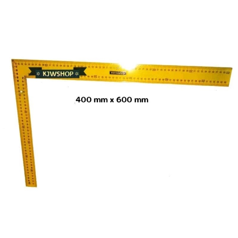 Jual Siku Tukang Besi Kuning Flat Tanpa Pinggiran 40cm x 60cm Siku 40 ...
