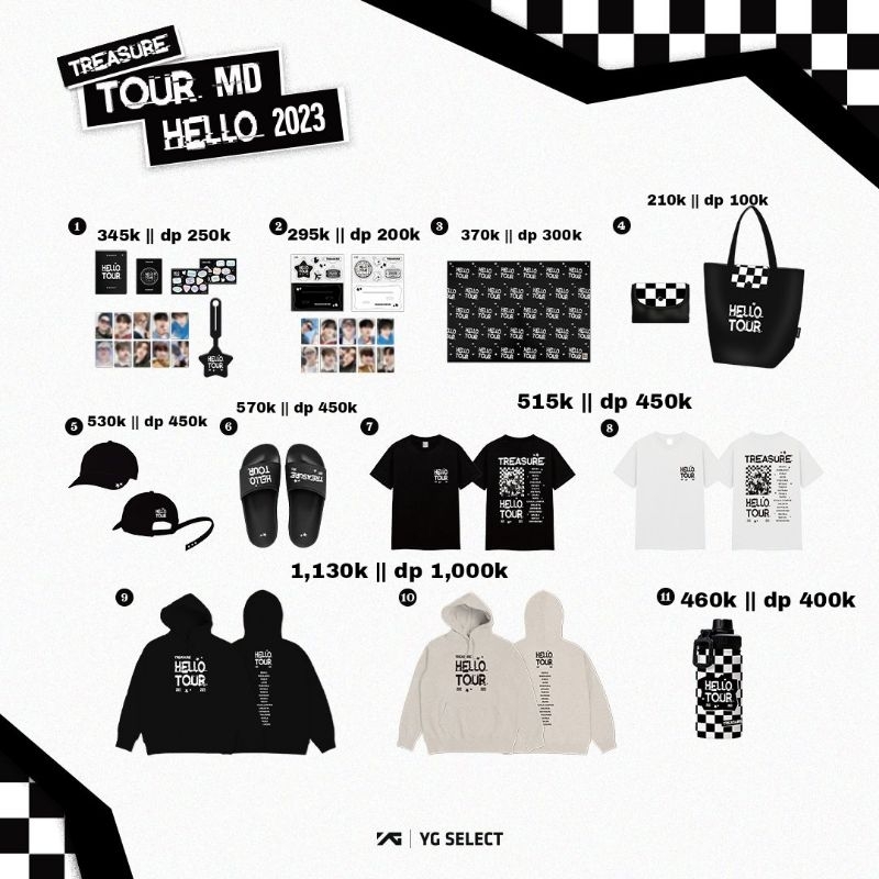 Jual [FULL SET] HELLOTOUR 2023 TREASURE MD HELLO TOUR | Shopee Indonesia