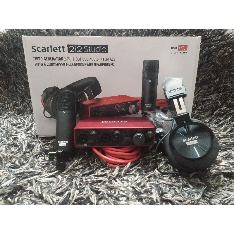 Jual Soundcard Focusrite Scarlett 2i2 Gen 3 fullset like new | Shopee ...