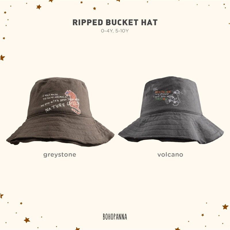Jual bohopanna - bucket hat bohopanna (TOPI ANAK) | Shopee Indonesia