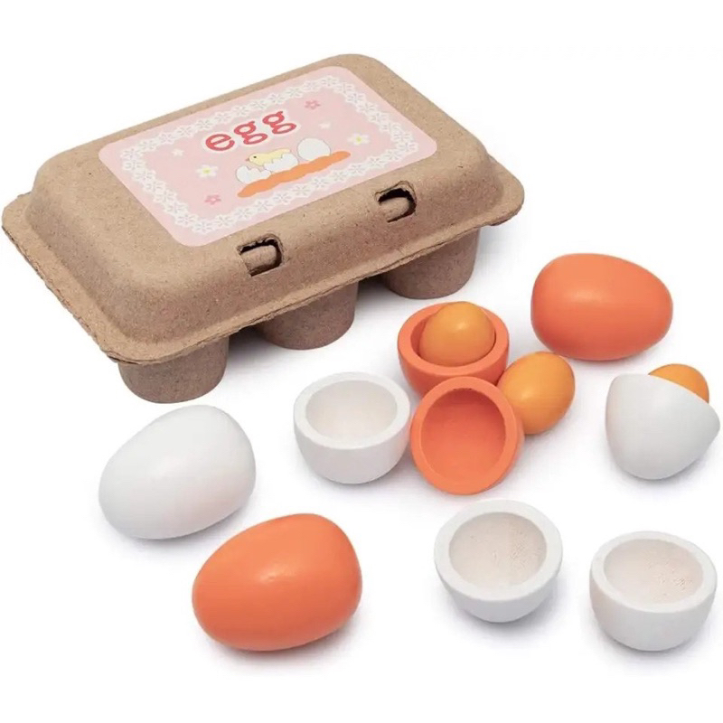 Jual Wooden Toys Mini Egg Mainan Telur Mainan Anak Perempuan Mainan ...