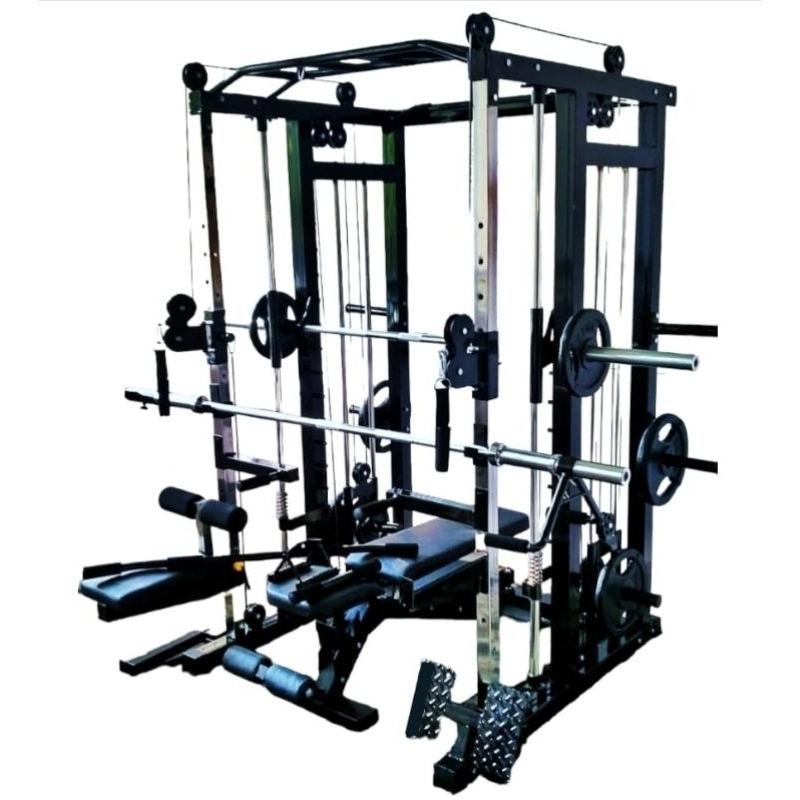 Jual smith magnus plate load alat fitness smith machine ORIGINAL ...
