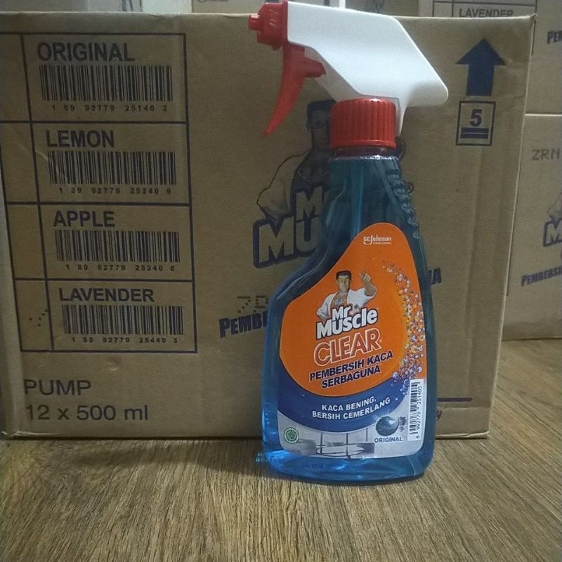 Jual MR MUSCLE CLEAR pembersih kaca serbaguna. BOTOL& REFFIL | Shopee Indonesia