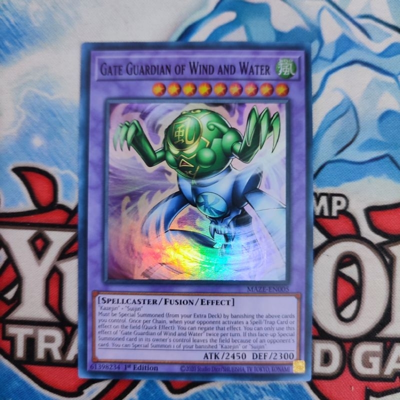 Jual yugioh gate guardian of wind and water MAZE super rare original | Shopee Indonesia