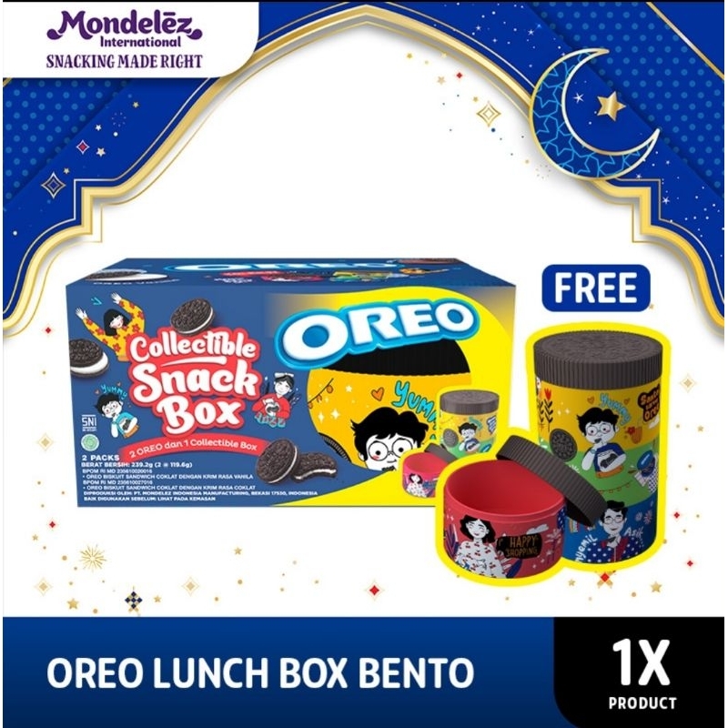 Jual Free Packing Kardus Oreo Collectible Snack Box Cookies Coklat ...