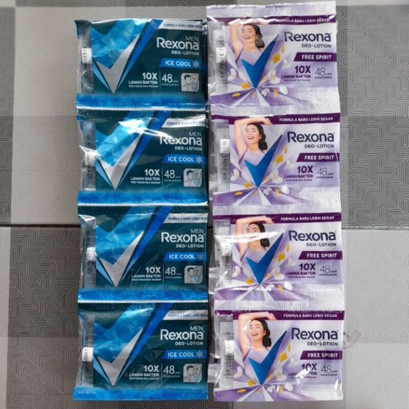 Jual REXONA DEO LOTION DEODORANT SACHET BPOM ORIGINAL MURAH | Shopee ...