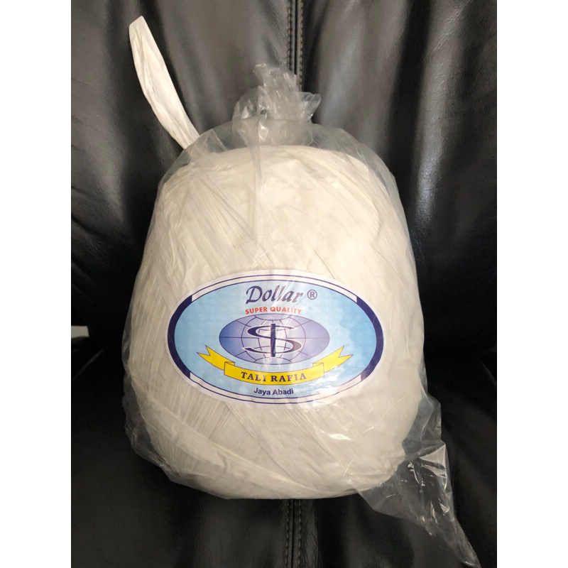 Jual tali rapia dollar 1kg putih tali rapiah tali rafia dolar 1kg putih ...