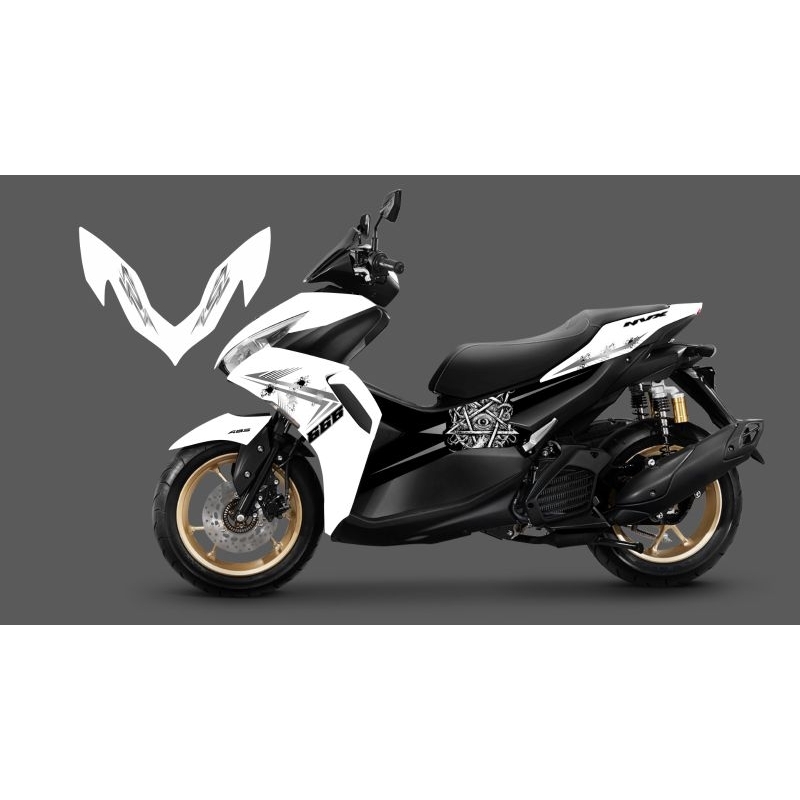 Jual STRIPPING YAMAHA NEW AEROX CONNECTED 3IN1 DESIGN TERBARU ...