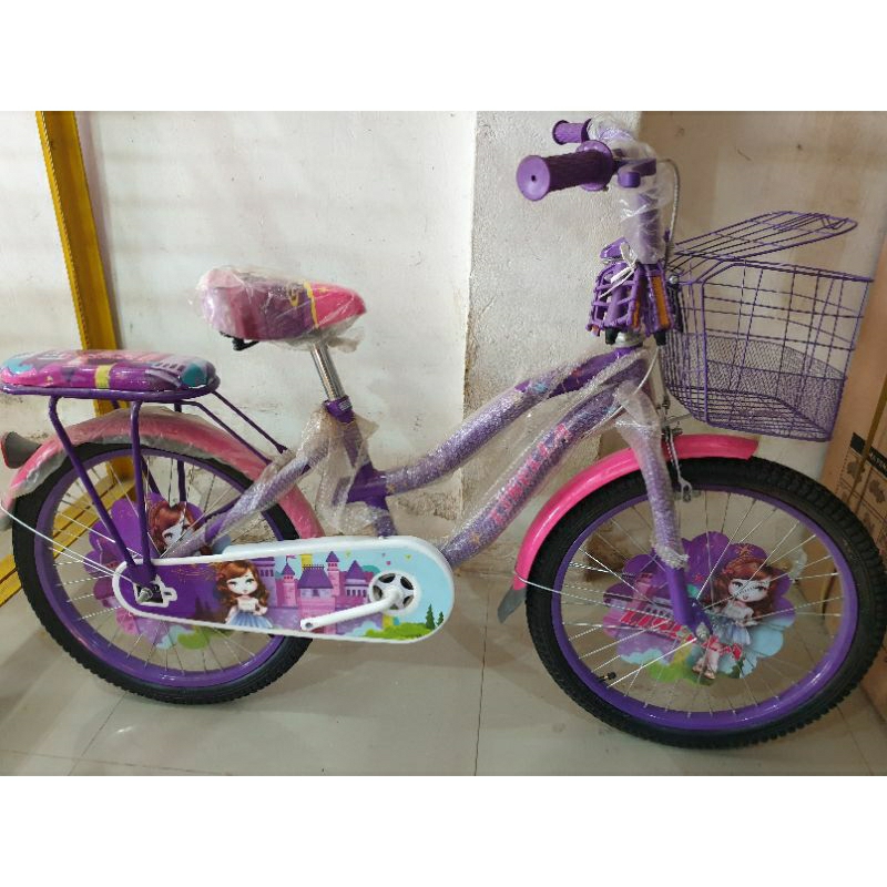 Jual Sepeda Mini 20 inch LISELLA ( WARNA UNGU ) | Shopee Indonesia