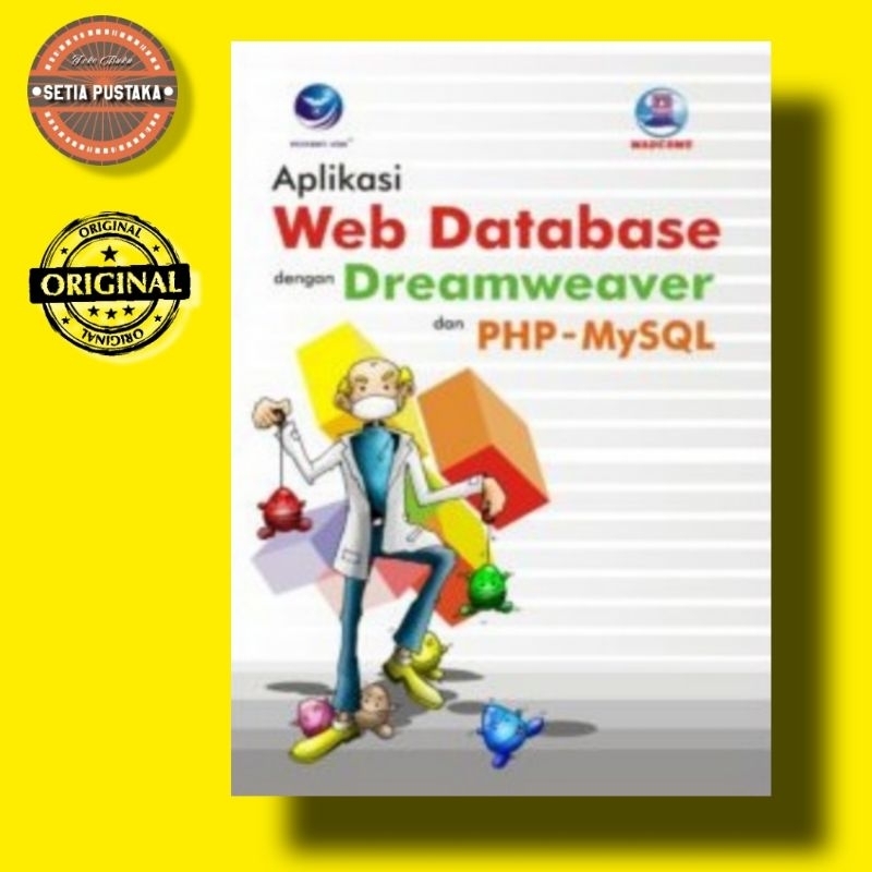 Jual Buku Aplikasi Web Database Dengan Dreamweaver Dan Php Mysql Penerbit Andi Original 