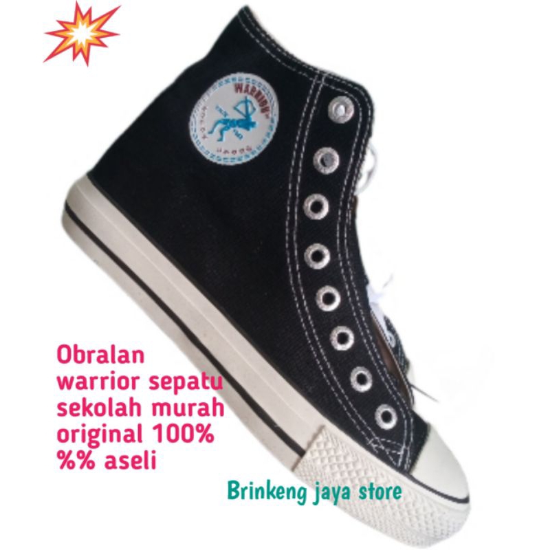 Jual sepatu sekolah warrior & harga obralan murah original di jamin ...