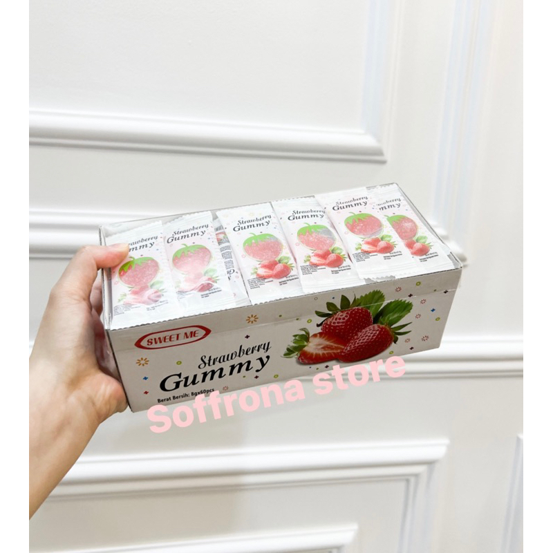 Jual PERMEN GUMMY SWEET ME 1 box isi 60 ada dua varian mango mangga ...