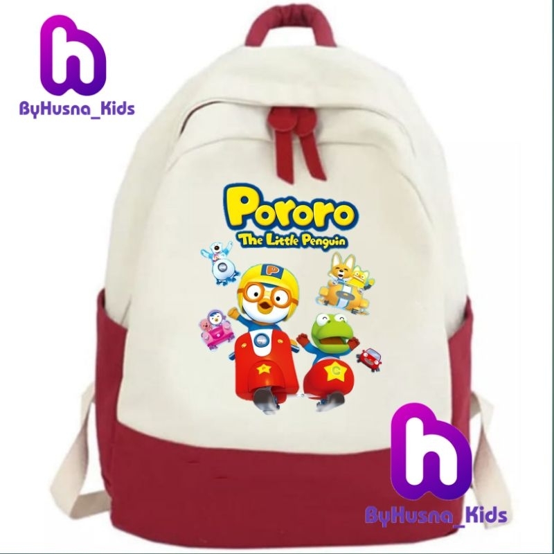 Jual PORORO THE LITTLE PENGUIN TAS RANSEL BACKPACK ANAK PORORO BAHAN ...