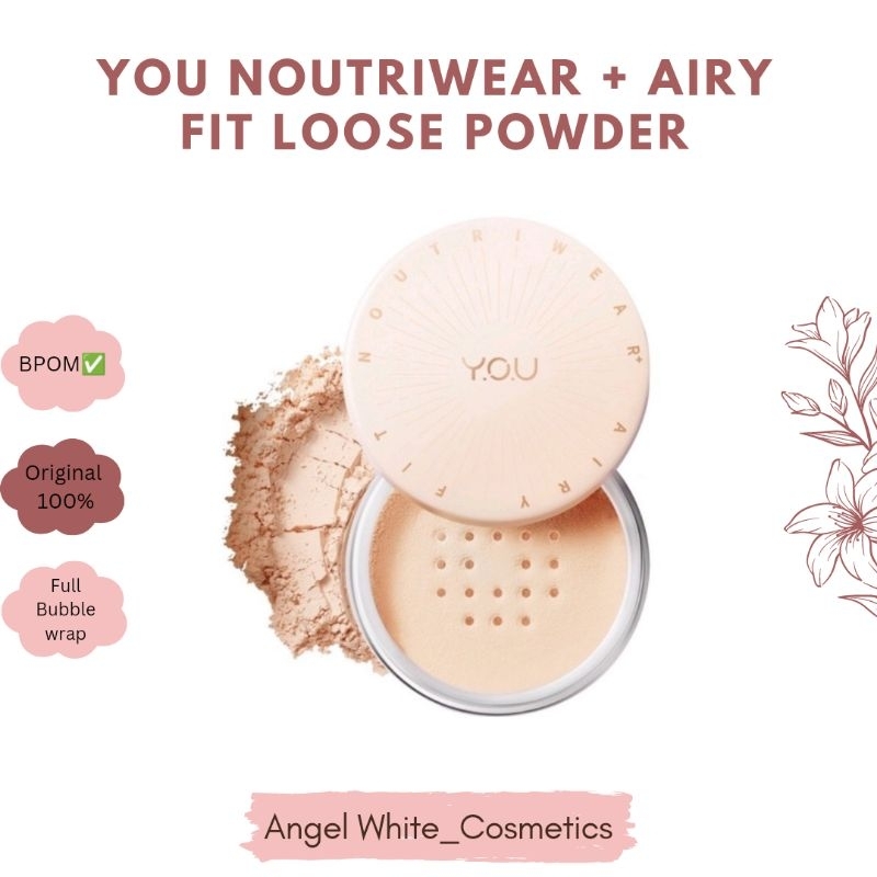 Jual ORIGINAL 100% YOU NOUTRIWEAR + AIRY FIT LOOSE POWDER | Shopee ...