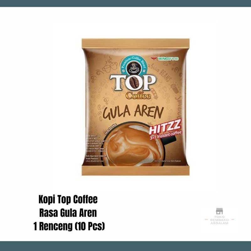 Jual top coffee gula aren 1 renceng / kopi top coffee gula aren / top ...