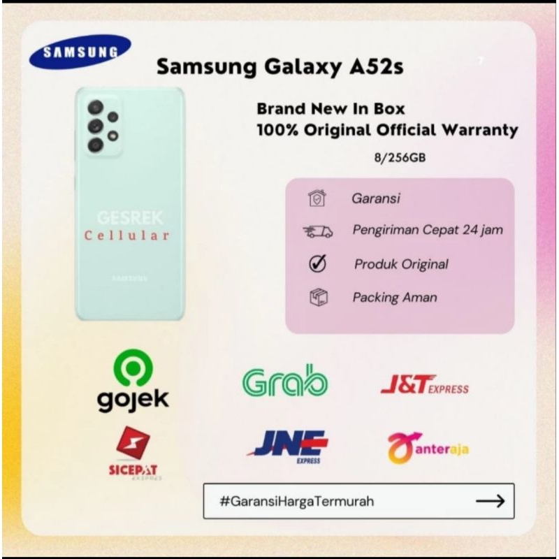 Jual Samsung A52s 128GB 256GB - Garansi RESMI | Shopee Indonesia