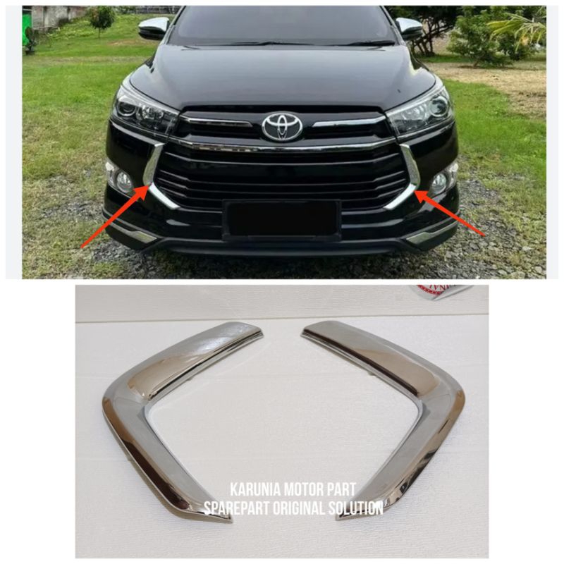 Jual List Grill Bumper Innova Reborn Type Venturer Original 1Set ...