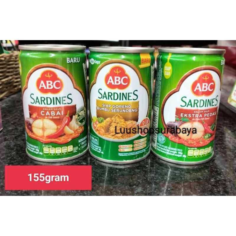 Jual SARDEN ABC Sarden Kaleng 155gram | Shopee Indonesia