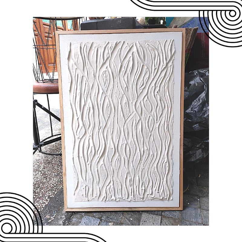 Jual Texture art 40x60 , Hiasan didding aesthetic | Ukuran 40x60 ...