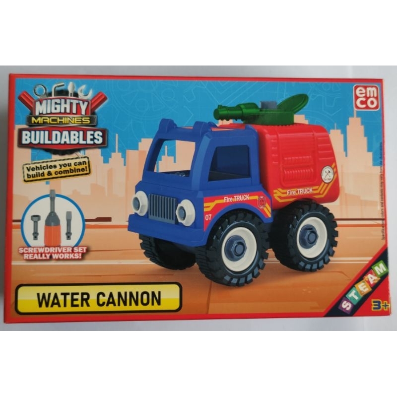 Jual EMCO MIGHTY MACHINES BUILDABLES WATER CANNON / MAINAN MOBIL ...