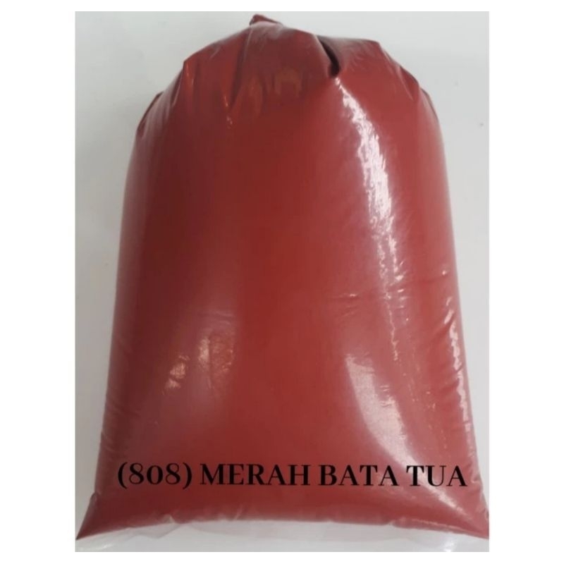 Jual CAT TEMBOK KILOAN PRO WARNA MERAH BATA (808 ) | Shopee Indonesia