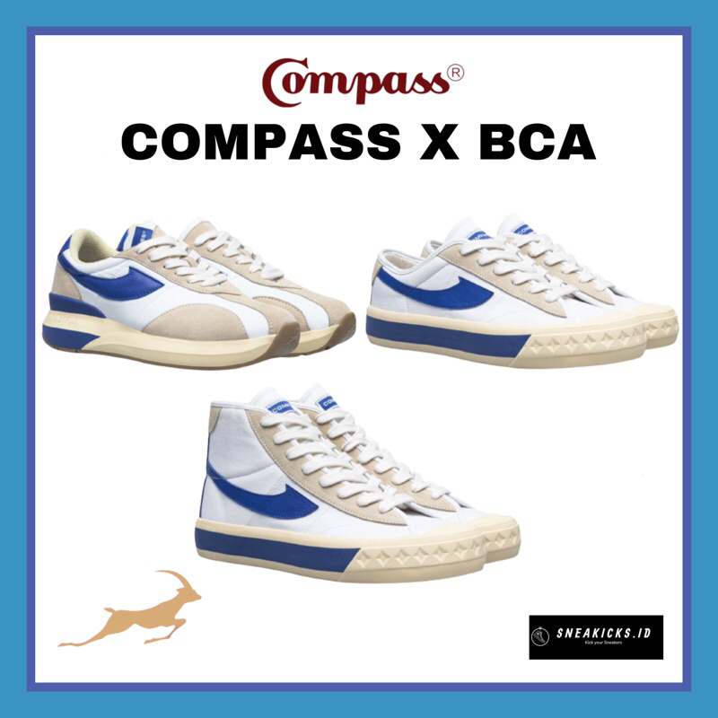 Jual [ORIGINAL] SEPATU COMPASS X BCA LIMITED EDITION | Shopee Indonesia