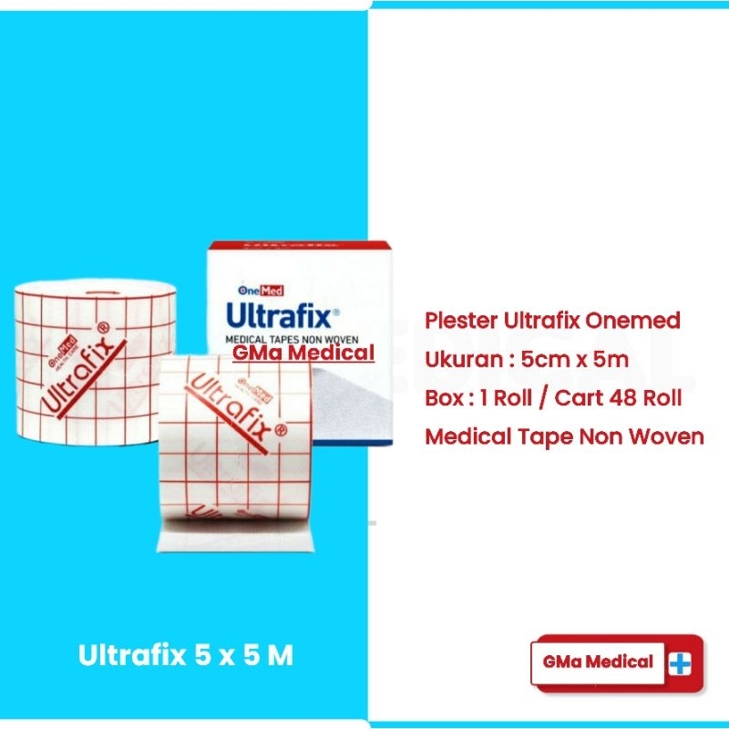 Jual Ultrafix 5cm x 5m Plaster Luka Onemed | Shopee Indonesia