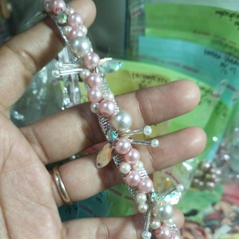 Jual Payet Rangkai/ Mutiara Rangkai Manik Bambu sampan/ Hiasan Kebaya ...