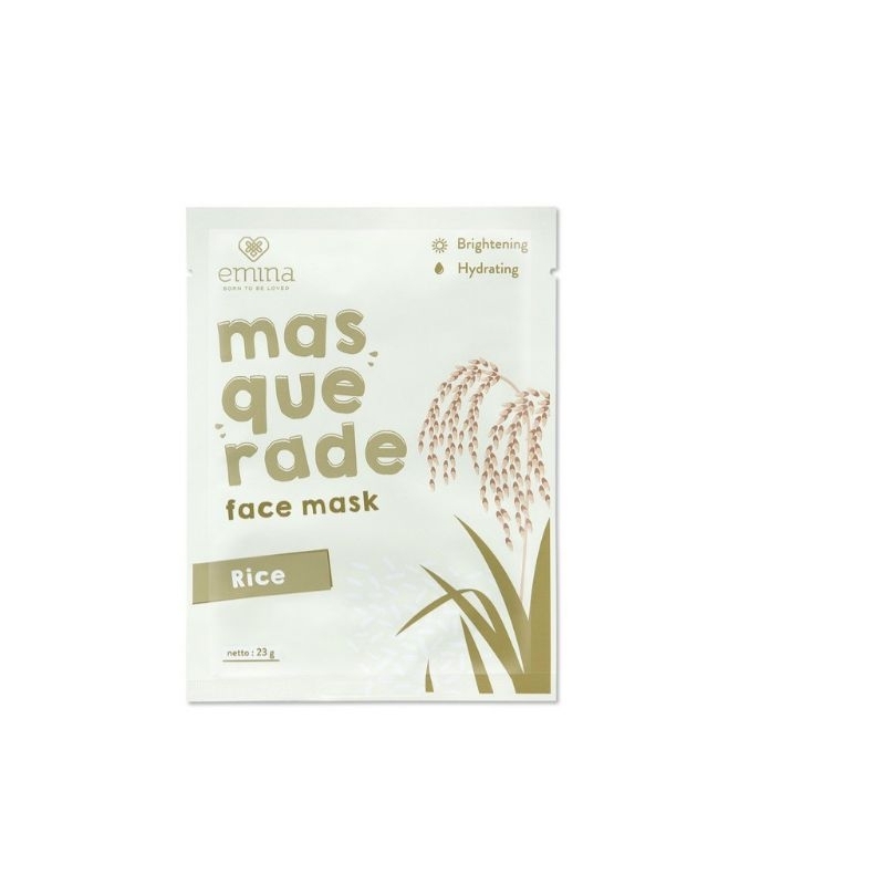 Jual Emina masquarade facial mask rice | Shopee Indonesia