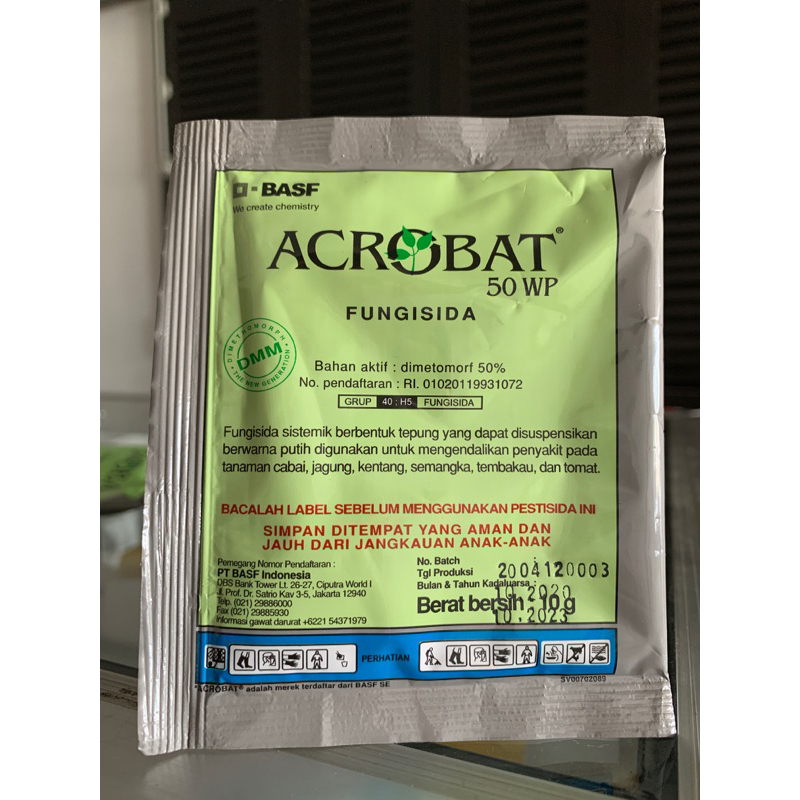 Jual Fungisida ACROBAT 50 WP - 10 Gram | Shopee Indonesia